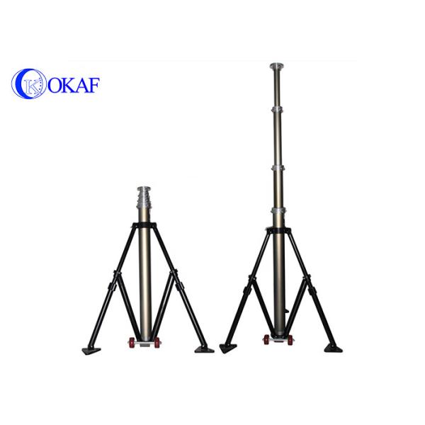 Quality Anodized Aluminum Pneumatic Telescopic Mast 4.2M 5.7M for sale