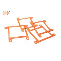 Quality Custom Heat Resistant Red Silicone Rubber Gaskets for sale