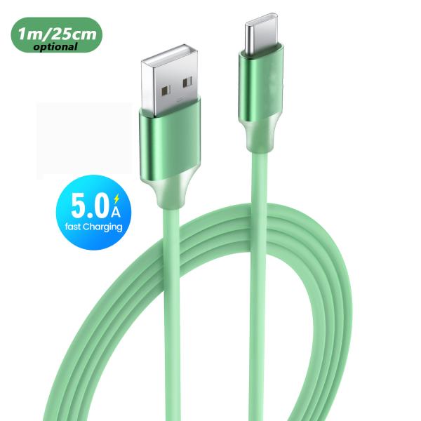 Quality 2m 1m 25cm USB Type C Charging Cable Liquid Silicone Data Transfer Fast Charging for sale