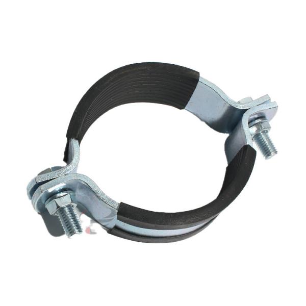 Quality M8 M10 Rubber Lined Strut Channel Pipe Clamp R Types Hose Clamps Quick Locking for sale