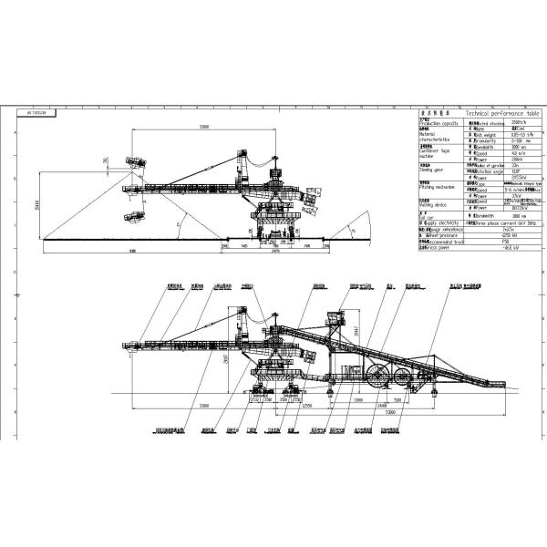 Quality Luffing And Slewing Stacker System For Coal Stacking In Coal Terminal Stock for sale