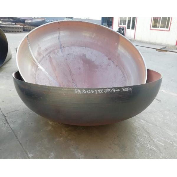 Quality Safety Spherical Heads End Domed Stainless Steel Tube Caps ISO9001 for sale