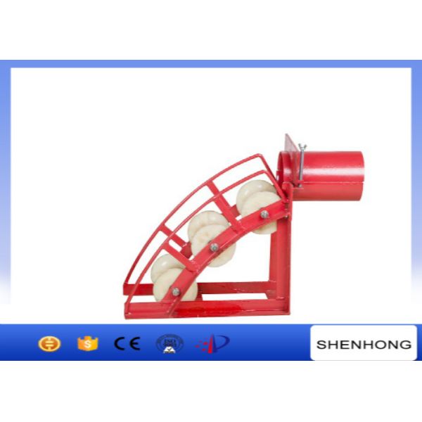 Quality B Series Cable Entrance Protection Pulley Roller With Three Nylon Wheels for sale