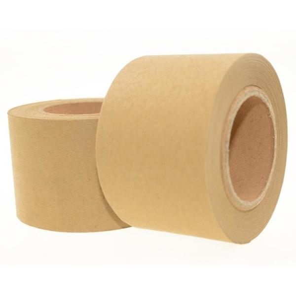 Quality High Temperature Rubber Adhesion Brown Kraft Paper Tape Resisting 80 Degree for sale
