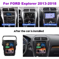 Quality Tesla Style 13.6 Inch Ford Car Radio For Explorer 2011 To 2019 for sale