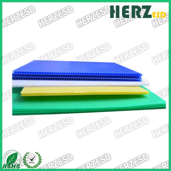 Quality Conductive PP Sheet ESD Storage Box PP Corrugated Hollow Sheets Conductive PP for sale