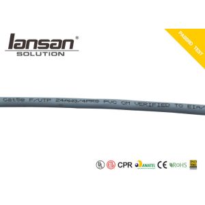 Quality BC PVC Cat5e Lan Cable CM Jacket FTP 4 Pair Wire CM Flame Retardant for sale