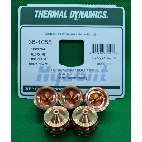 Quality 36-1055 200A Thermal Dynamics Plasma Cutter Tips Parts for sale