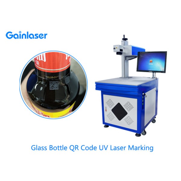 Quality 5W 355nm Nanosecond Glass Bottle Etching Machine for sale