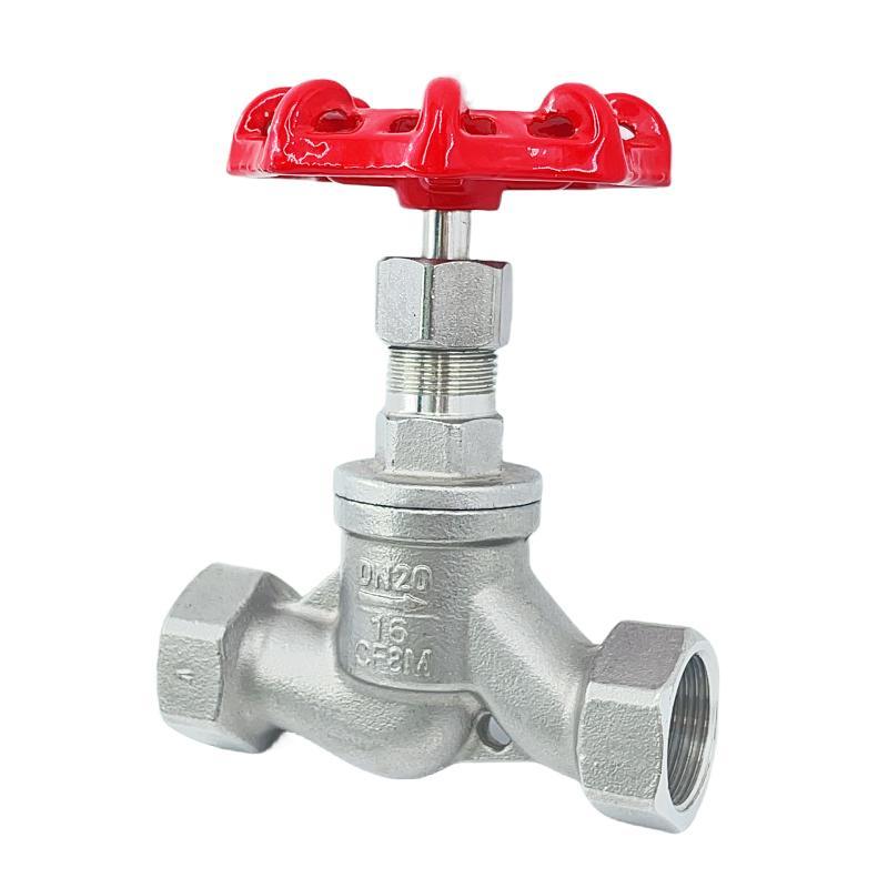 CF8m Stainless Steel Stop Valve S-Type Globe Valve with Thread