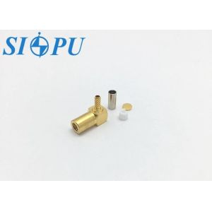 Quality SMB Female RF Coaxial Connector – Right-Angle, Compatible with RG316/U Cable for sale
