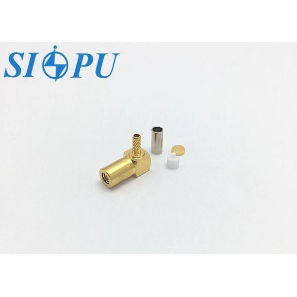 Quality SMB Female RF Coaxial Connector – Right-Angle, Compatible with RG316/U Cable for sale