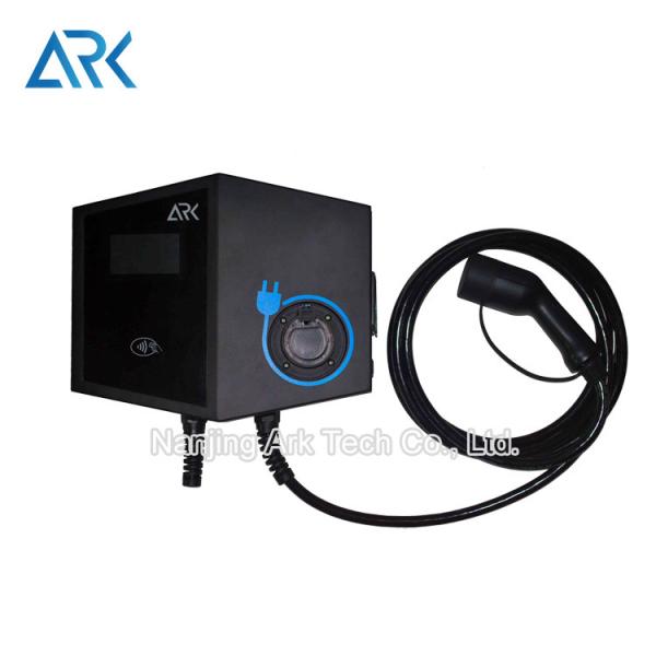 Quality Natural Cooling 11KW Wall Mounted AC Commercial EV Charger for sale