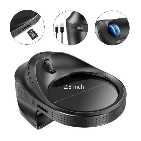 Quality Electronic Magnifier with High Magnification Zoom 2.8 Inches Round Visual Aid Supports Recording for sale