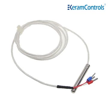 Quality PT100 PT1000 Waterproof Temperature Sensor 3 Wire 30mm for sale