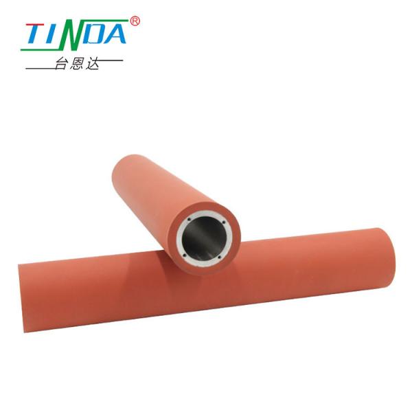 Quality Industrial Grade Heating Rubber Coated Steel Rollers Rubber Roller OEM for sale