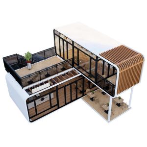 Quality 20ft Quality Apple Cabin House with 2 Beds for Modular Hotels Stay for sale