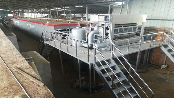Quality Eco Friendly Egg Tray Automatic Machine , Paper Bowl Machine 3.5T for sale