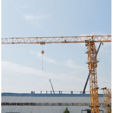 Quality Max Load 8t Chassis Flat Top Tower Crane QTZ80 PT6013-8 for sale