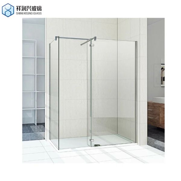 Quality Frameless Design Customized Request Tempered Glass Sliding Shower Door for for sale