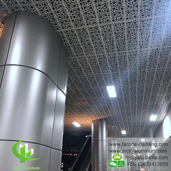 Quality Powder Coated Perforated Aluminum Panel with Customizable RAL Colors for Facade Cladding and Ceiling Tiles for sale