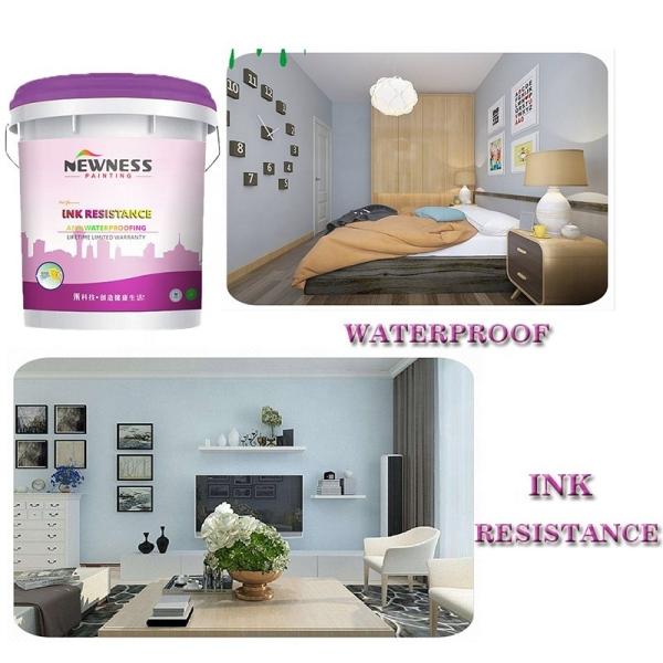 Quality 20KG/BUCKET Asian Paints Wall Paint Elastic and Crack Resistance with Roller for sale