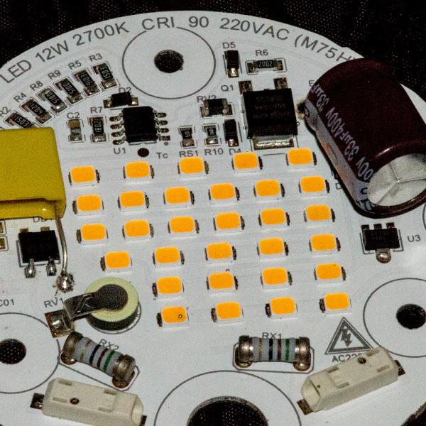 Quality High Power DOB 12W Ra90 Round LED Module Triac Dimmable 0V 10V for sale