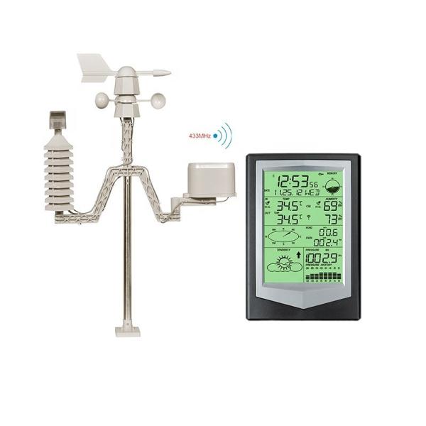 Quality Multifunctional Automatic Weather Station With Wind Direction Temperature And for sale