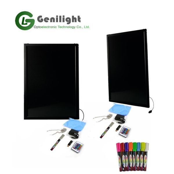 Quality Changeable Sign Writing Board with Customizable RGB SMD5050 LED Strip and DC12V for sale