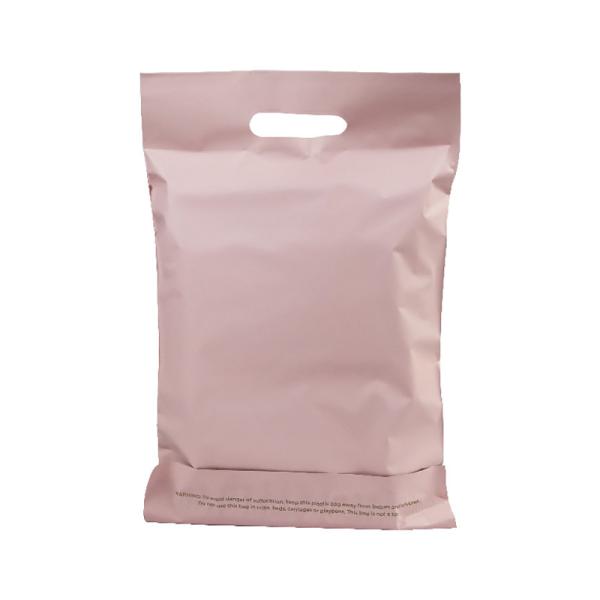 Quality 40mm-50mm Lips PE D2W Custom Biodegradable Poly Mailers With Hand for sale