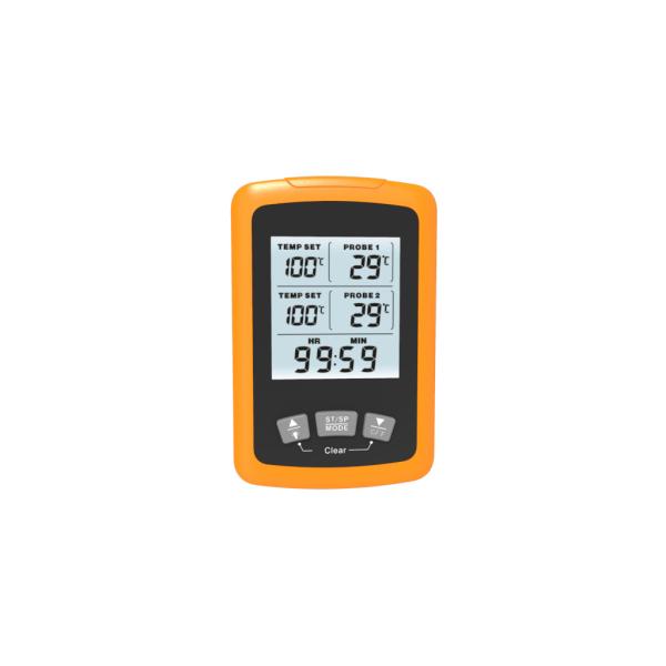 Quality Bbq Dual Temp Grill Meat Digital Thermometer Cooking Chicken Food Grade for sale