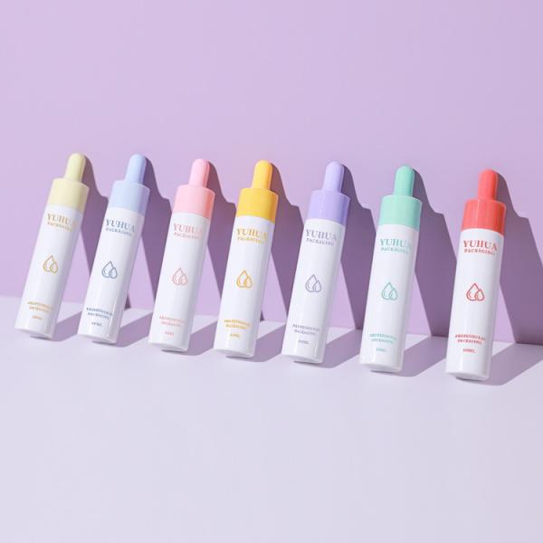 Quality 30ml Plastic Dropper Bottle Hair Oil Cosmetic Packing Customized Logo for sale