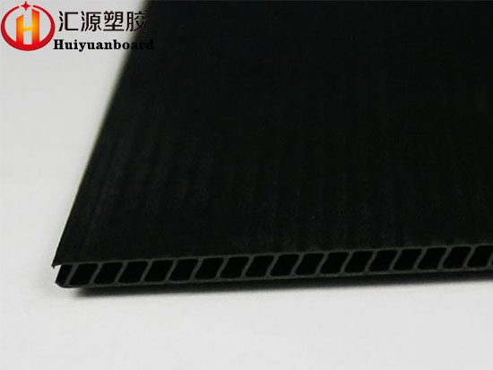Quality Impact Resistant Black Corrugated Plastic Boards Polypropylene Correx Sheets for sale