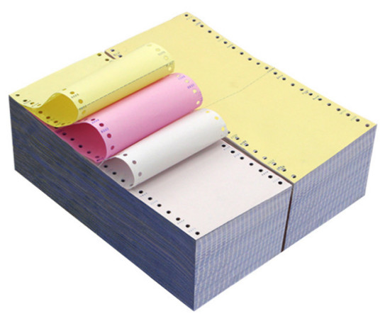 Quality A GRADE Invoice CB/CFB/CF Carbonless Paper For Continuous Bill for sale