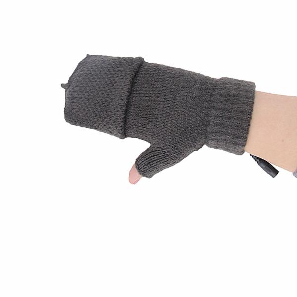 Quality Fingerless Washable Rechargeable Heating Gloves 5W Suitable For Gaming for sale