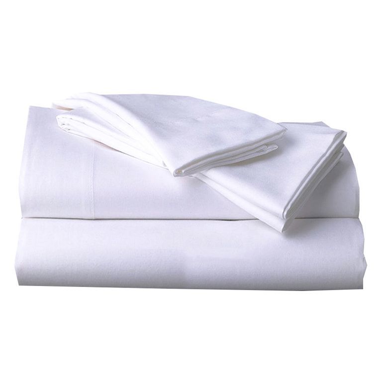 Wholesale Luxury White 3ootc Cotton Bed Sheet Hotel Satin Bedding Set