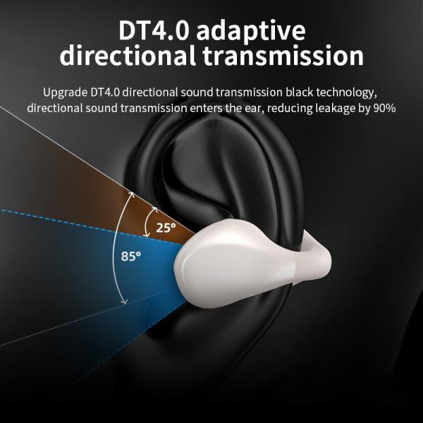 Quality AAC Codecs Bone Conduction Earphone Clip Earring Ear Hook Headsets for Sport and for sale