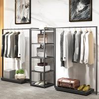 Quality Show Fashion Clothing Rack Display For Showrooms Garment Display Rolling Rack for sale