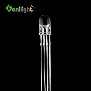 Quality Clear 3mm/5mm/8mm/10mm LED Diode with Ultra Bright 4-Pin Round Top Emitter for sale