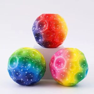 Quality High Bouncing Ball Moon Ball Sports Relief Stress Coral Ball Squeeze Toy for for sale