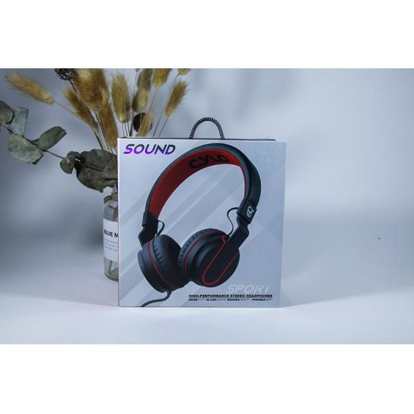 Quality Gift Cardboard Headphone Earphone Packaging Box CYLO Folding for sale