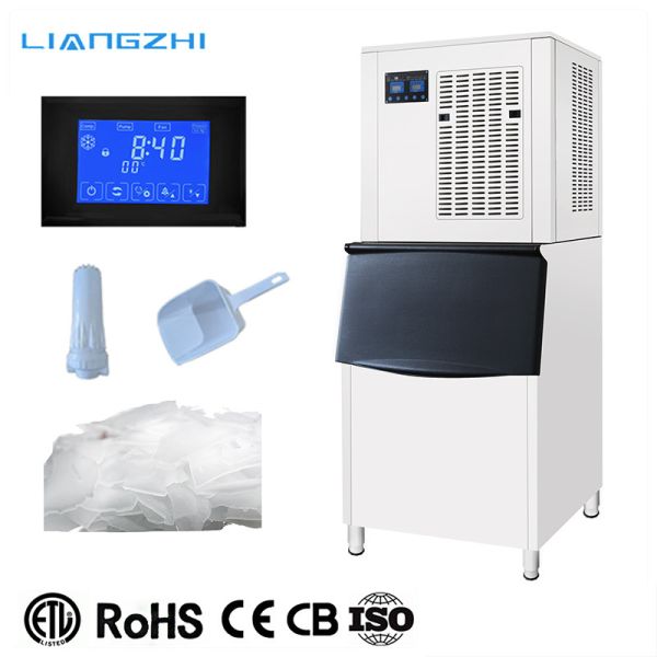 Quality Daily 2100g Filling Capacity LZ-1 Automatic Flake Ice Machine with 400kg Ice for sale