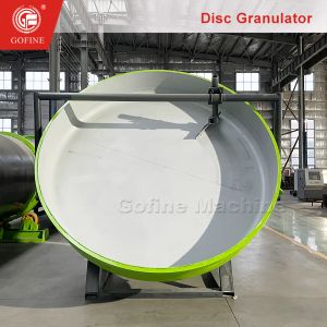 Quality Organic Fertilizer Pan Granulator Energy Saving High Production Effcciency for sale