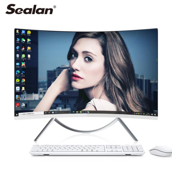 Quality Intel Core I7 4G RAM All In One Computer With Curved Monitor Thickness 0.8cm for sale