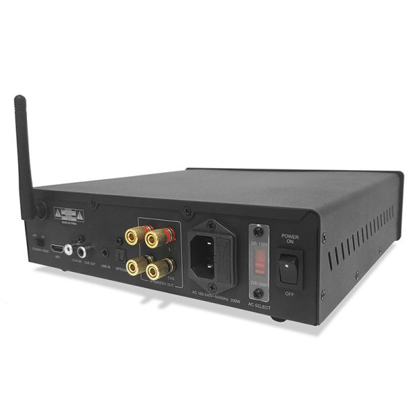Quality Solid 2 Channel Bluetooth Amplifier Class D HiFi Home Stereo Audio Power for sale