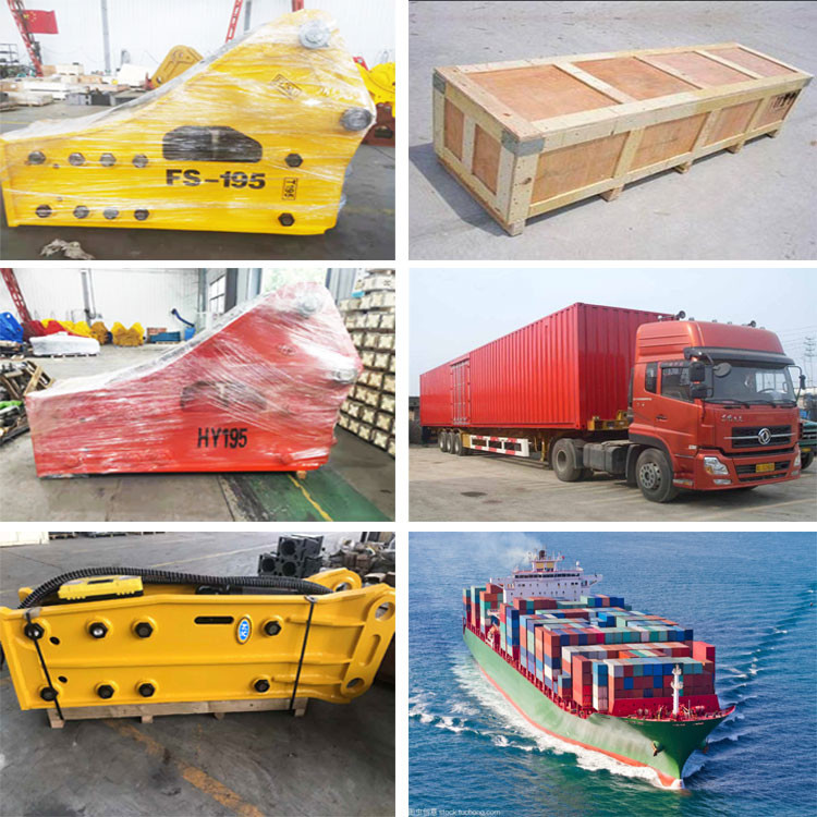 40CR Hydraulic Concrete Breaker 30t Excavator Jack Hammer Attachment ...