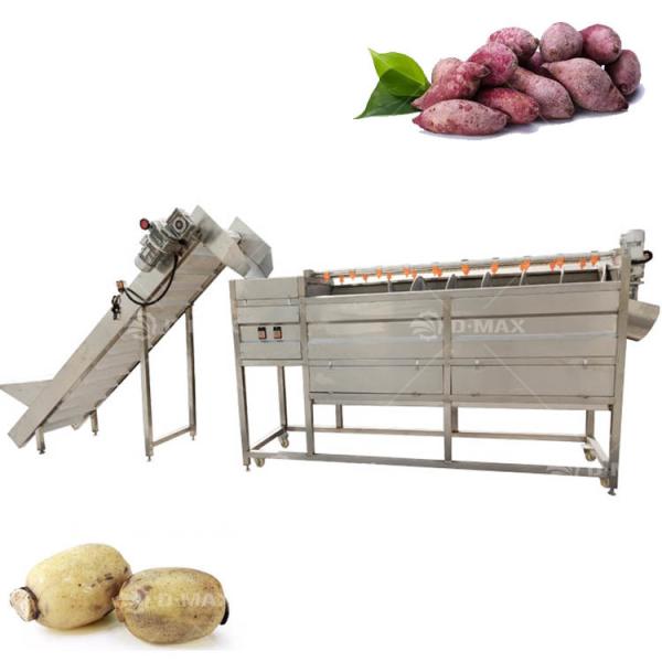 Quality Easy Operation Taro Potato Washing and Peeling Machine for Vegetable Fruit Processing for sale