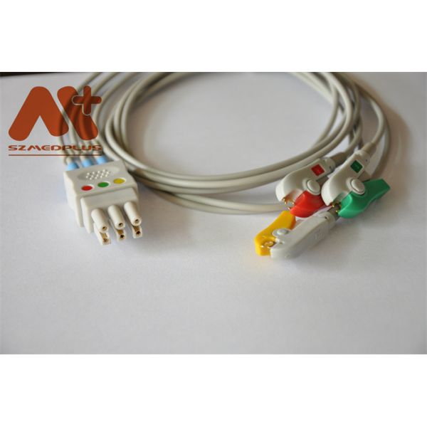 Quality Datex Ohmeda Compatible 3 lead clip ECG Leadwire - 545315 for sale