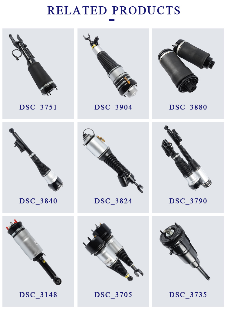Air suspension shock absorber for Q7 rear new model airmatic shocks air strut year 2010- oem 7L6616019K 7L6616020K