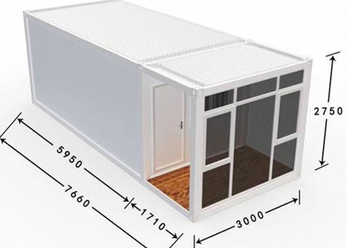 Quality ISO Family Fireproof Flat Pack Container House for sale